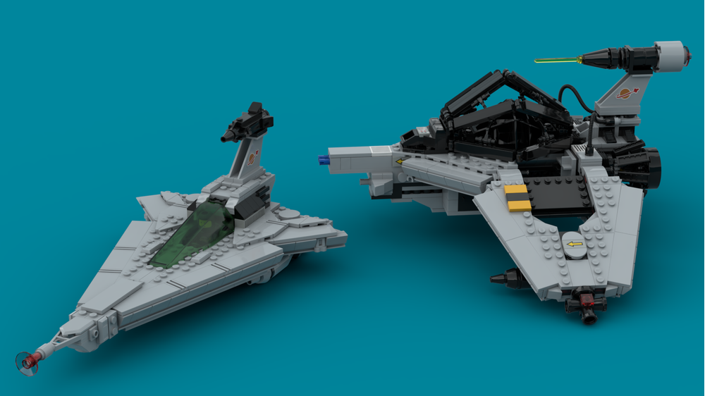 Lego Moc Gamma V Laser Craft By Ao Ka Rebrickable Build With Lego