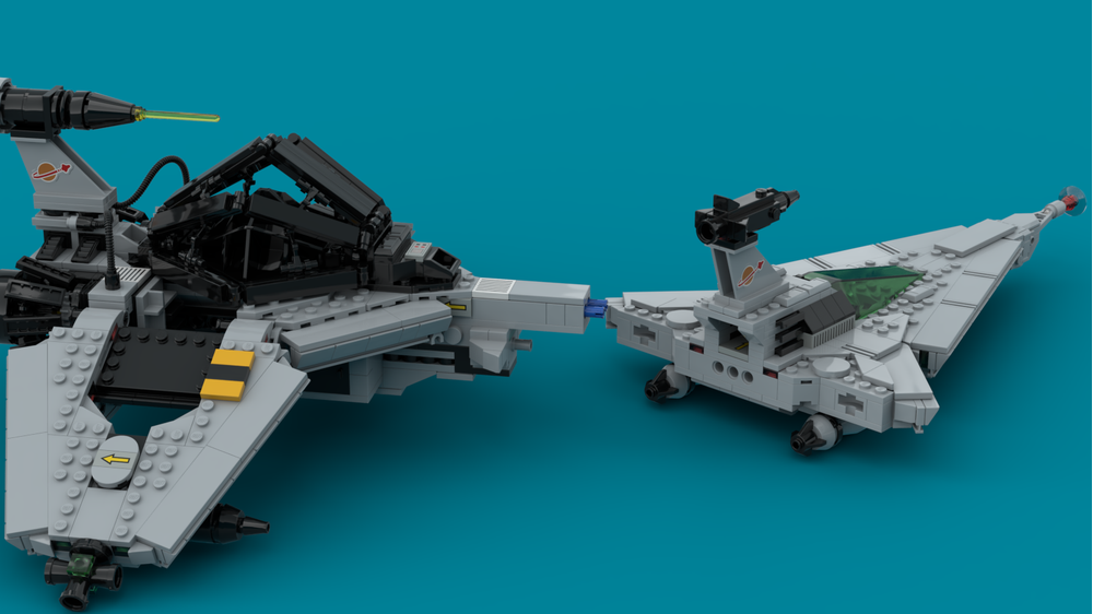 Lego Moc Gamma V Laser Craft By Ao Ka Rebrickable Build With Lego