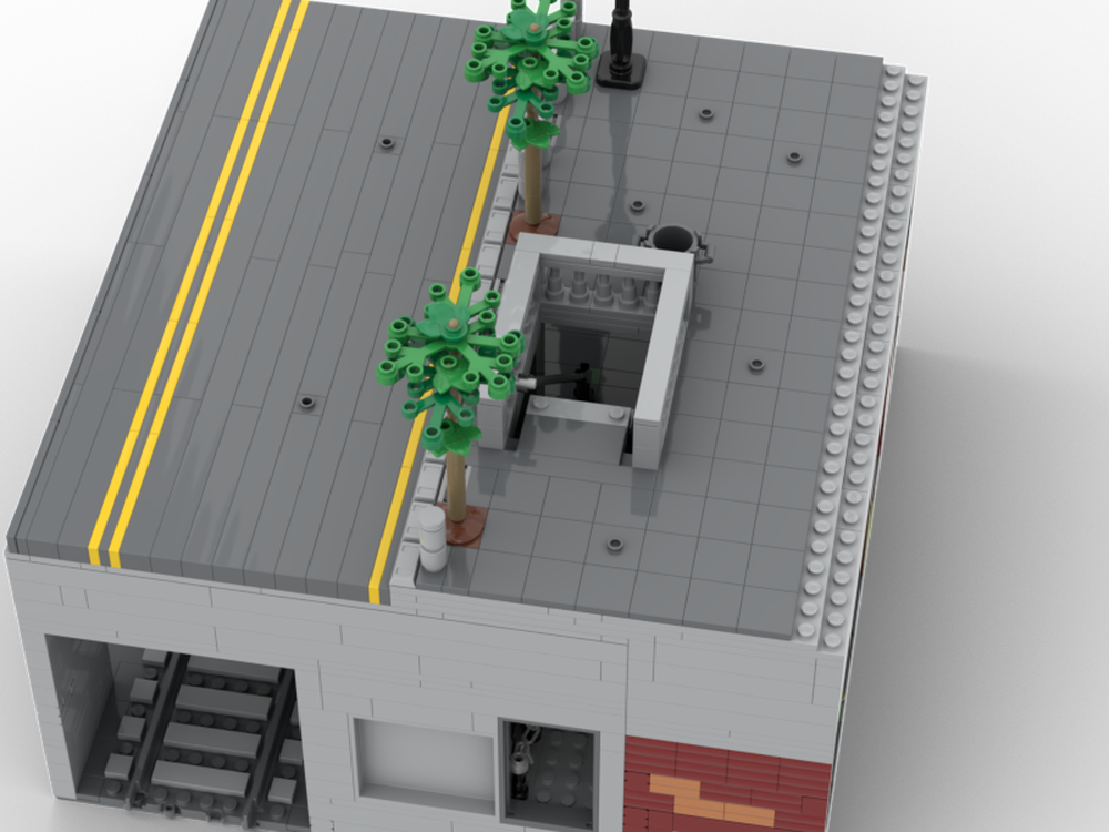 Lego Moc New York Subway Station By Lordalien Rebrickable Build