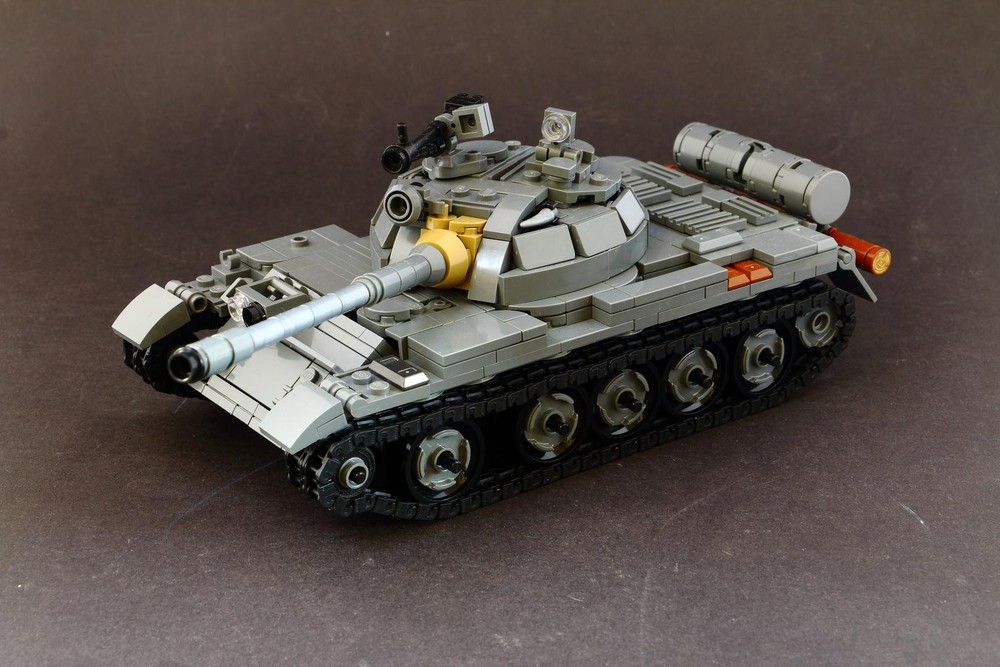 LEGO MOC T-55A Medium Tank by LtColVandeleur | Rebrickable - Build with ...