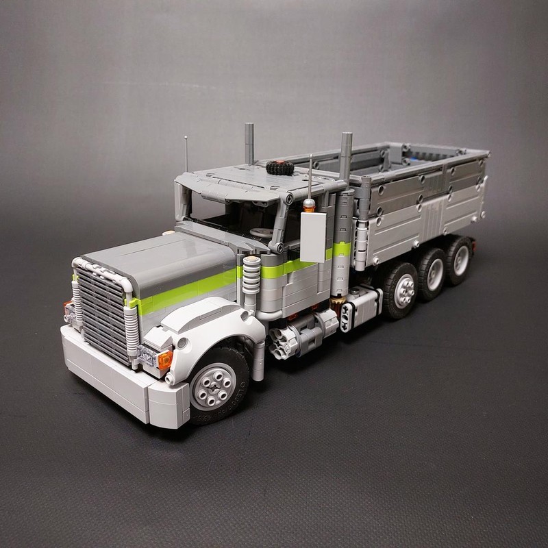 LEGO MOC Freightliner Classic day cab dump truck by Anton Kablash ...