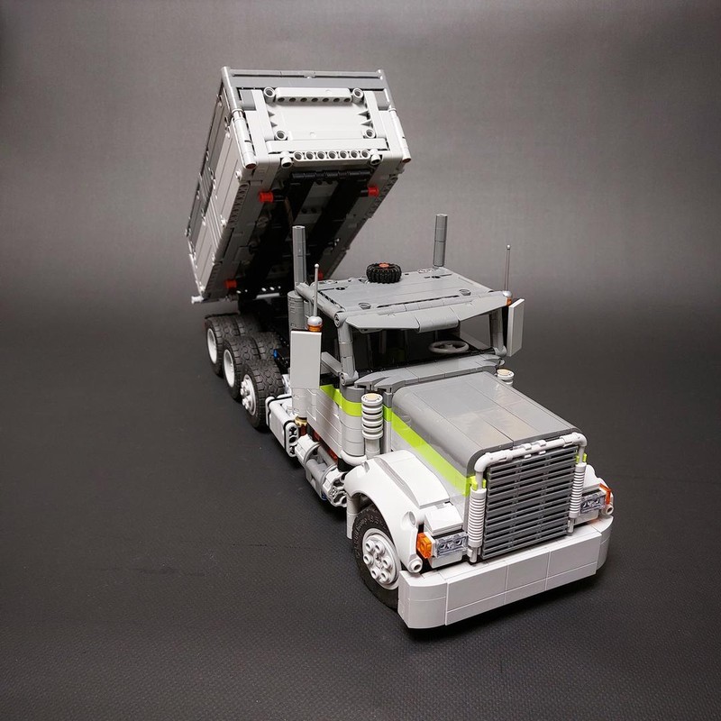 LEGO MOC Freightliner Classic day cab dump truck by Anton Kablash ...