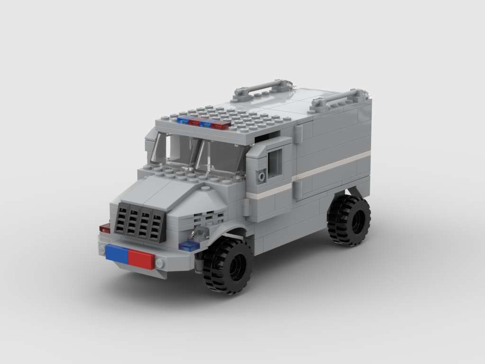 LEGO MOC Armored Bank Truck by denisryan25 | Rebrickable - Build with LEGO