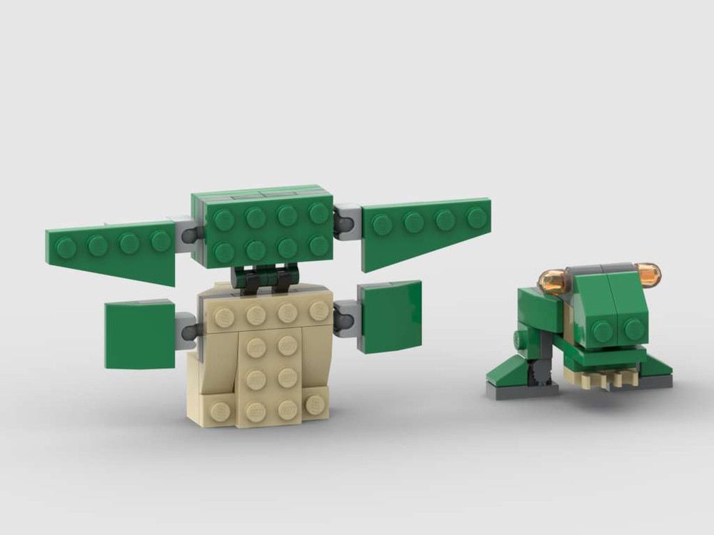 LEGO MOC Grogu and his Favorite Snack by jlherbst77 | Rebrickable ...