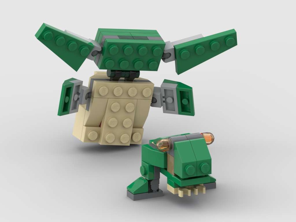 LEGO MOC Grogu and his Favorite Snack by jlherbst77 | Rebrickable ...
