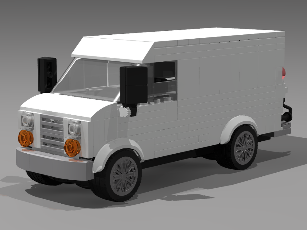 LEGO MOC SPEE-DEE Delivery Van by deconsnowman | Rebrickable - Build ...