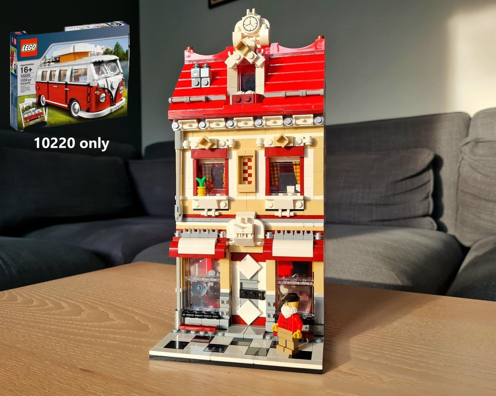 LEGO MOC Santa's secret retreat - modular Christmas 10220 VW Camper Van ...