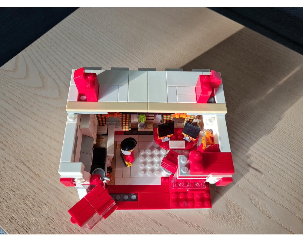 LEGO MOC Santa's secret retreat - modular Christmas 10220 VW Camper Van ...
