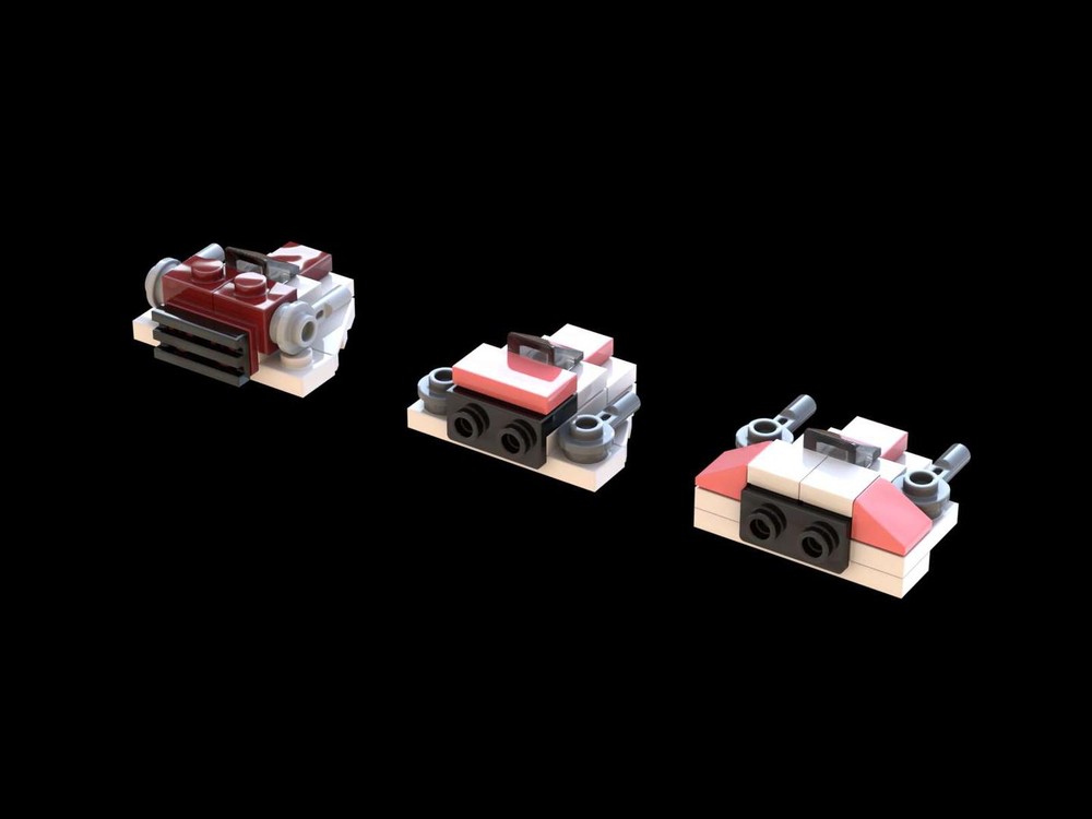 Lego Moc Sw Nano Snowspeeders By Hzolika Rebrickable Build With Lego