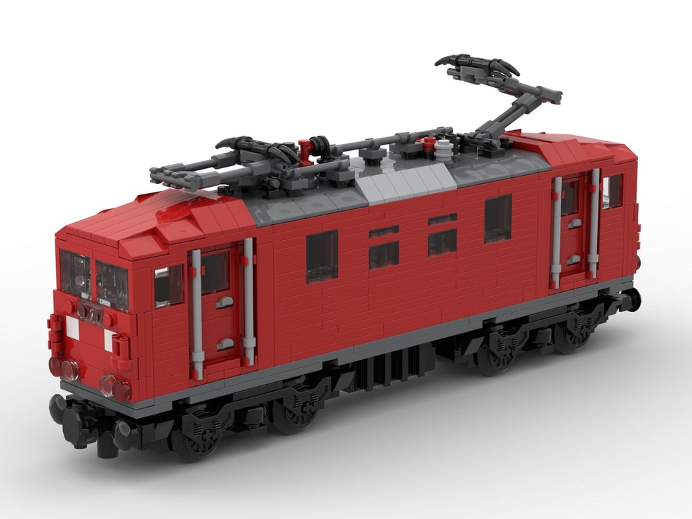 LEGO MOC Baureihe 180 in verkehrsrot von der Deutschen Bahn by brick ...