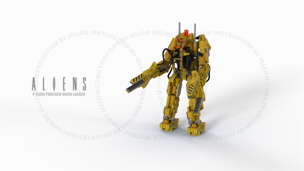 Lego Moc Micro Aliens Series Part V Mini Size P 5000 Powered Work