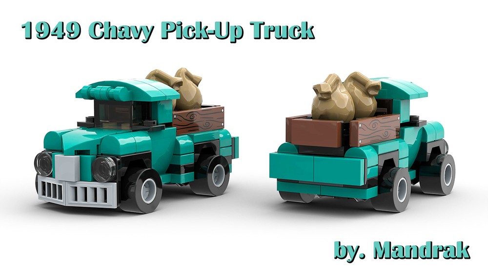 LEGO MOC 1949 Chevy Pick-Up Truck by mandrak | Rebrickable - Build with ...