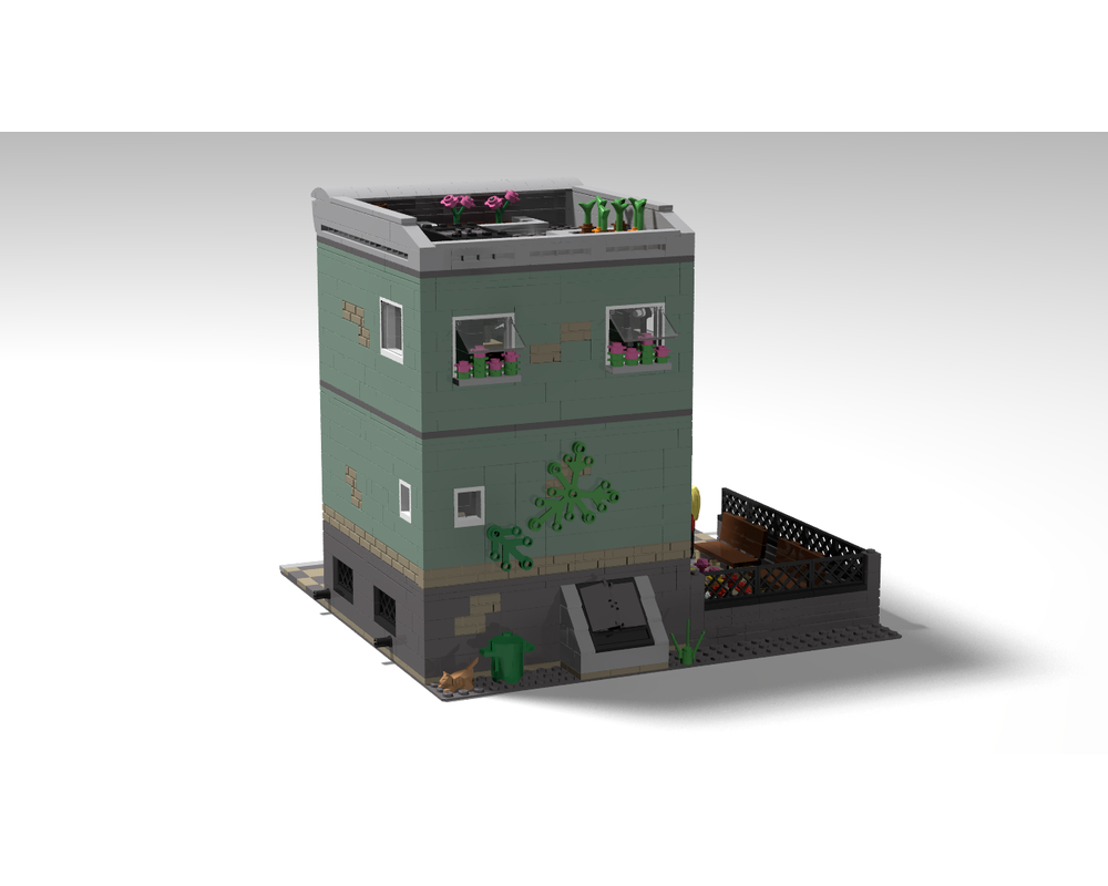 LEGO MOC Modular House Moc 263 by rexss12 | Rebrickable - Build with LEGO