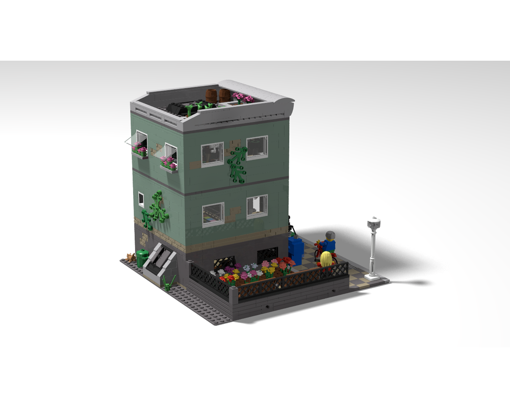 LEGO MOC Modular House Moc 263 by rexss12 | Rebrickable - Build with LEGO