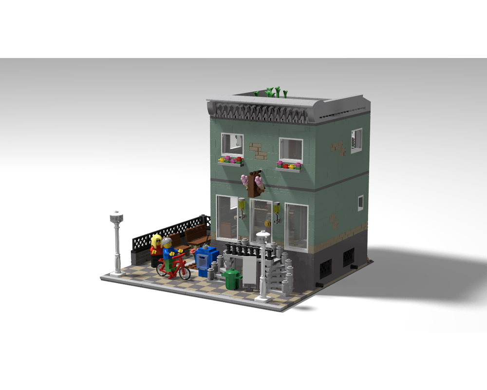 LEGO MOC Modular House Moc 263 by rexss12 | Rebrickable - Build with LEGO