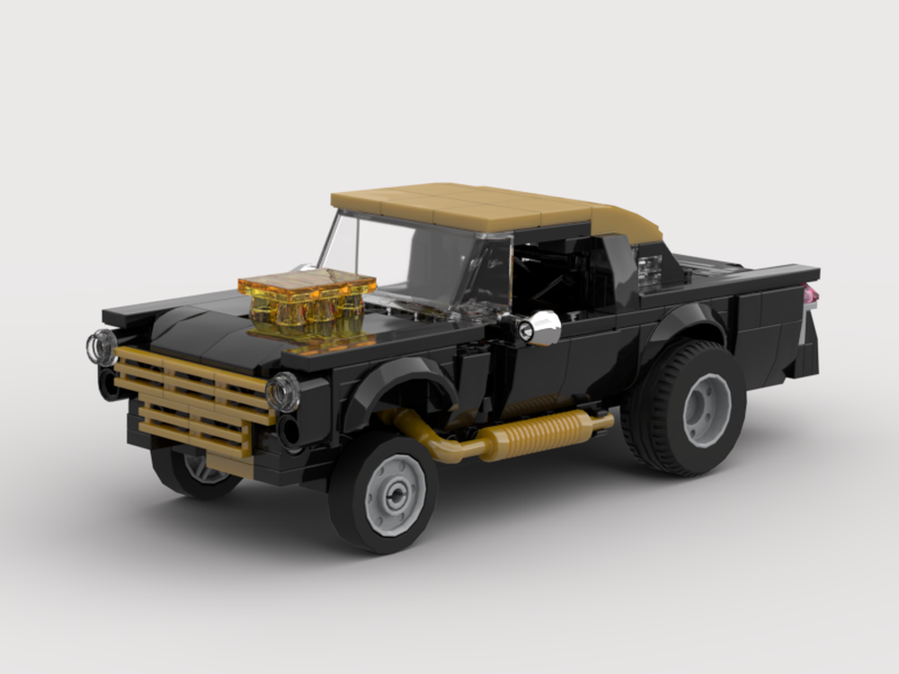 LEGO MOC 1955 Chevrolet Bel Air Gasser - "Blasphemi" - 8 stud wide by ...