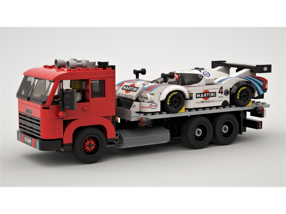 Lego Moc Fiat 619 Truck Flatbed By Bryccars Rebrickable Build