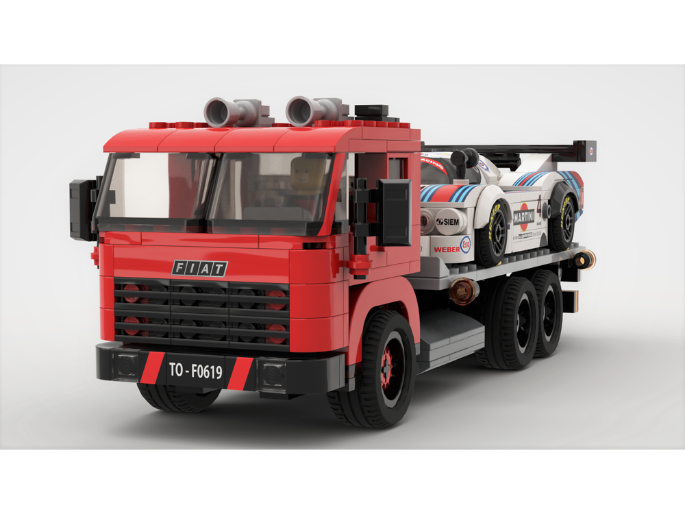 Lego Moc Fiat 619 Truck Flatbed By Bryccars Rebrickable Build