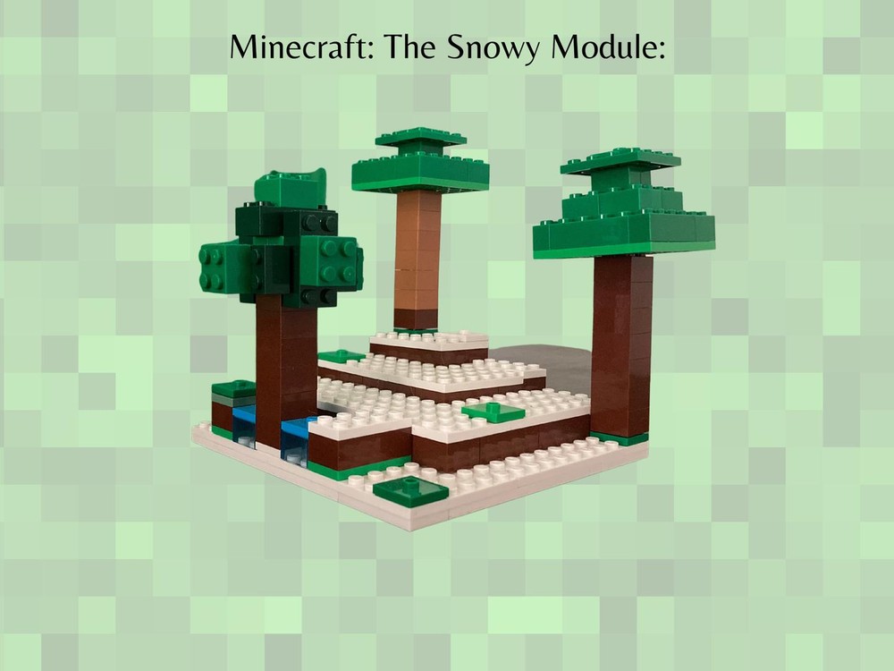 LEGO MOC Minecraft: The Snowy Taiga Module by Mykacore5000 ...