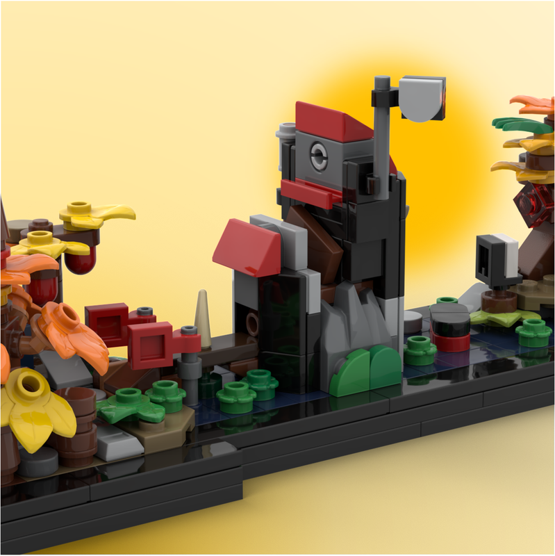 LEGO MOC 1:4 Micro Tribute to the 90s Castles by the_bricked_cave | Rebrickable - Build with LEGO