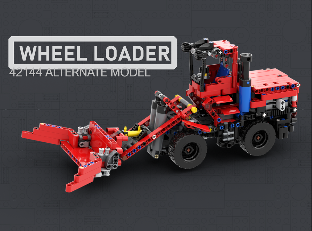 LEGO MOC 42144 B-model WHEEL LOADER by Roelofs Creations | Rebrickable - Build with LEGO