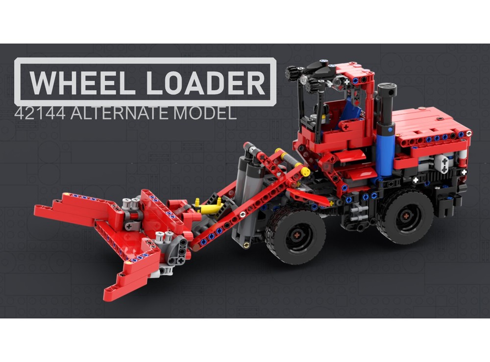 Lego Moc 42144 B Model Wheel Loader By Roelofs Creations Rebrickable