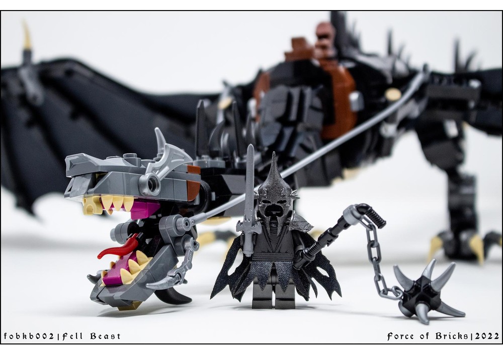 LEGO MOC Fell Beast (fobkb002)| Digital instructions by Force of Bricks ...
