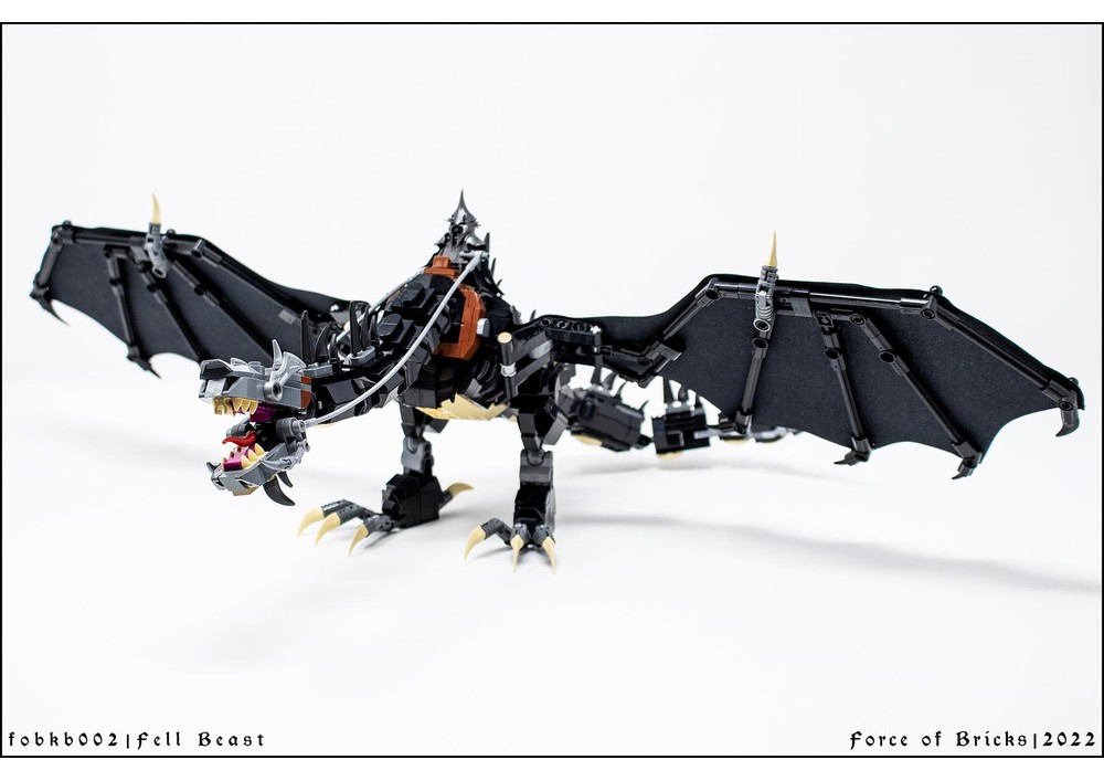 LEGO MOC Fell Beast (fobkb002)| Digital instructions by Force of Bricks ...