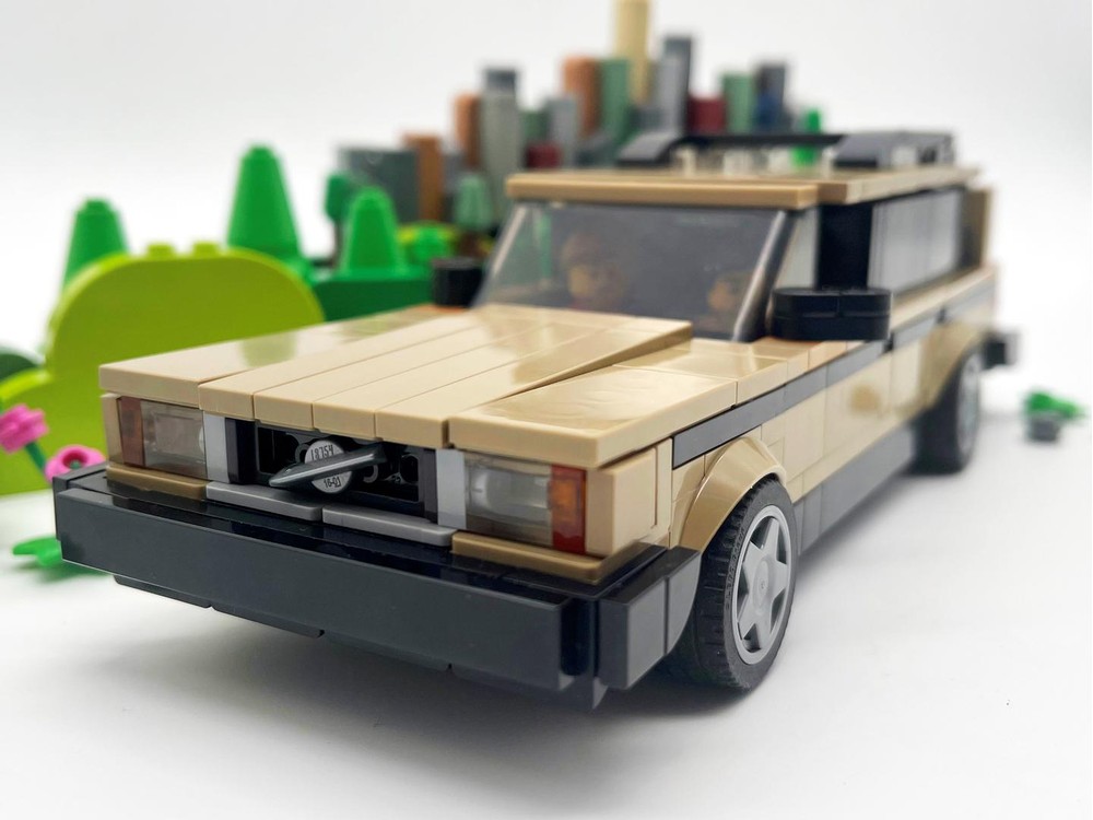Lego Moc Volvo 240 Wagon By Ibrickeditup Rebrickable Build With Lego