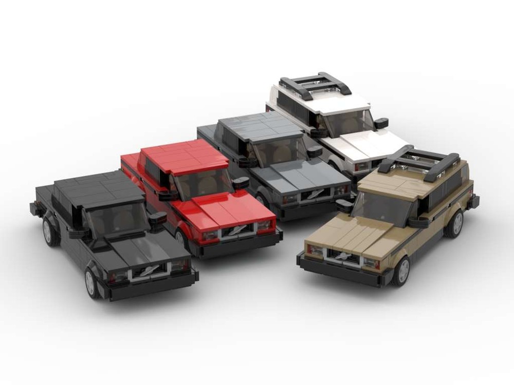 LEGO MOC Brick 240 - Set of Five Colors by IBrickedItUp | Rebrickable ...