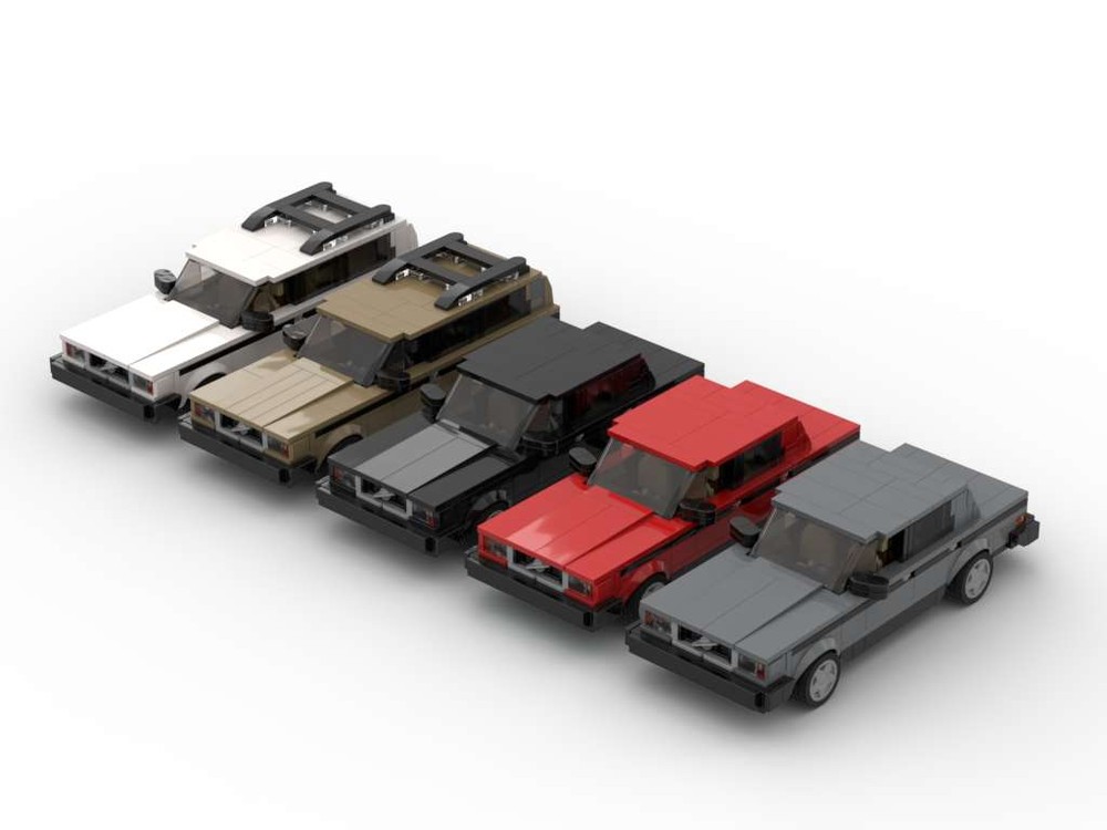 LEGO MOC Brick 240 - Set of Five Colors by IBrickedItUp | Rebrickable ...