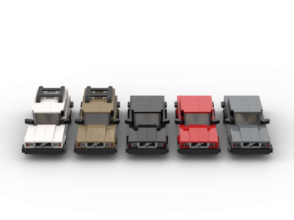 LEGO MOC-129499 Brick 240 - Set of Five Colors by IBrickedItUp ...