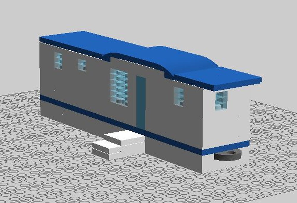 LEGO MOC 1968 12x60 Skyline Mobile Home by kenbrick | Rebrickable ...