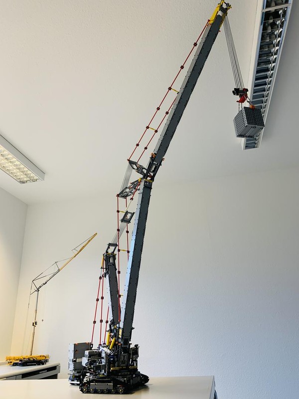 LEGO MOC Multi-config Modular Crawler Crane with complete driving ...