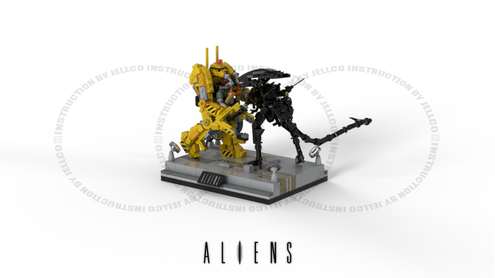 Lego Moc Micro Aliens Series Part Final Ripley Vs Queen By Jellco