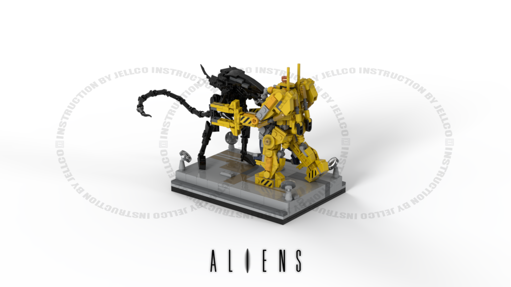 Lego Moc Micro Aliens Series Part Final Ripley Vs Queen By Jellco