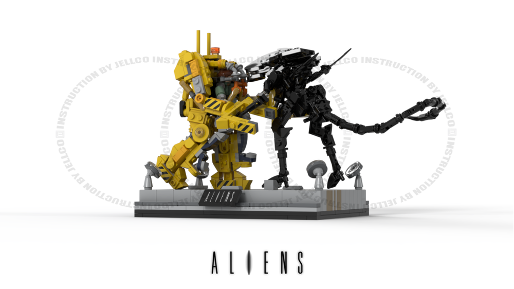 LEGO MOC Micro Aliens Series PART FINAL : Ripley vs Queen by jellco ...
