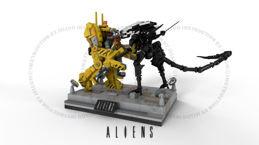 Lego Moc Micro Aliens Series Part Final Ripley Vs Queen By Jellco
