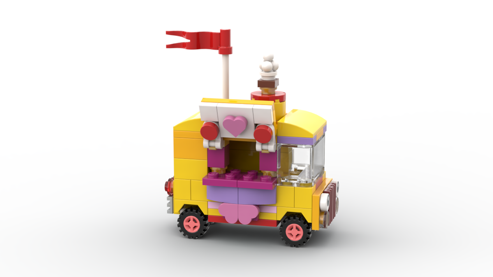 LEGO MOC 11014 Ice cream van by Lenarex | Rebrickable - Build with LEGO