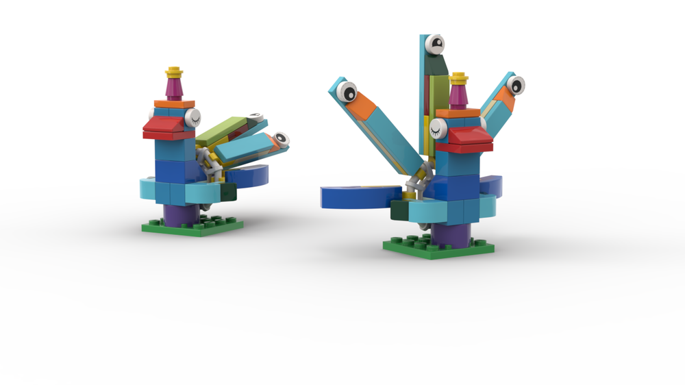 LEGO MOC 10696 Peacock by Lenarex | Rebrickable - Build with LEGO