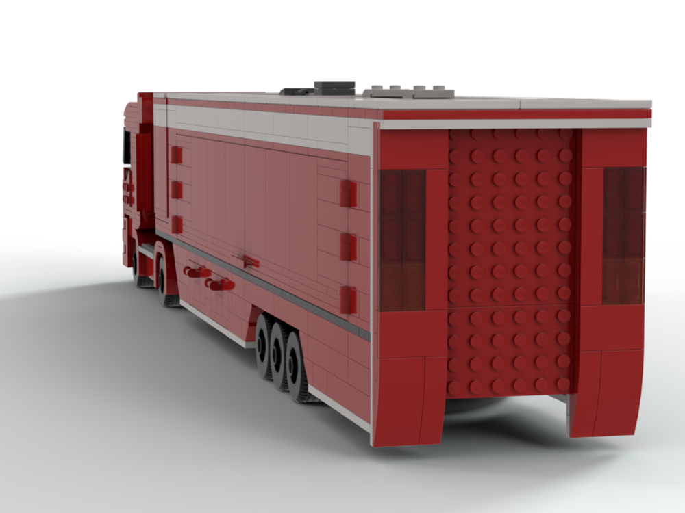 Lego Moc Race Car Transport Truck By Tertius1 Rebrickable Build