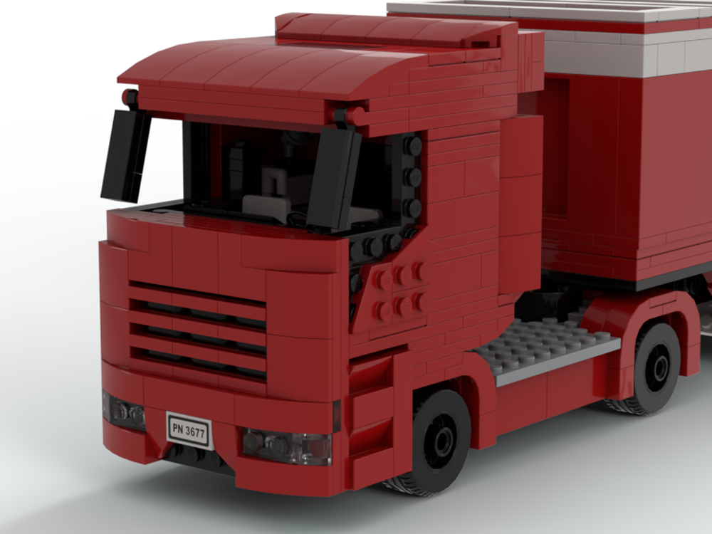 Lego Moc Race Car Transport Truck By Tertius1 Rebrickable Build