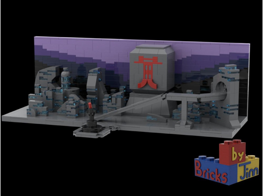 LEGO MOC Neo Gotham Batmobile Display by BricksbyJim | Rebrickable ...