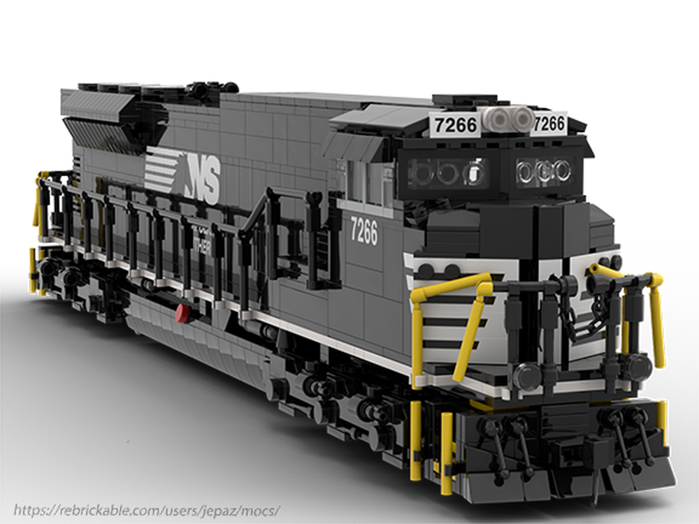 LEGO MOC EMD SD90-H Phase II Norfolk Southern by jepaz | Rebrickable ...