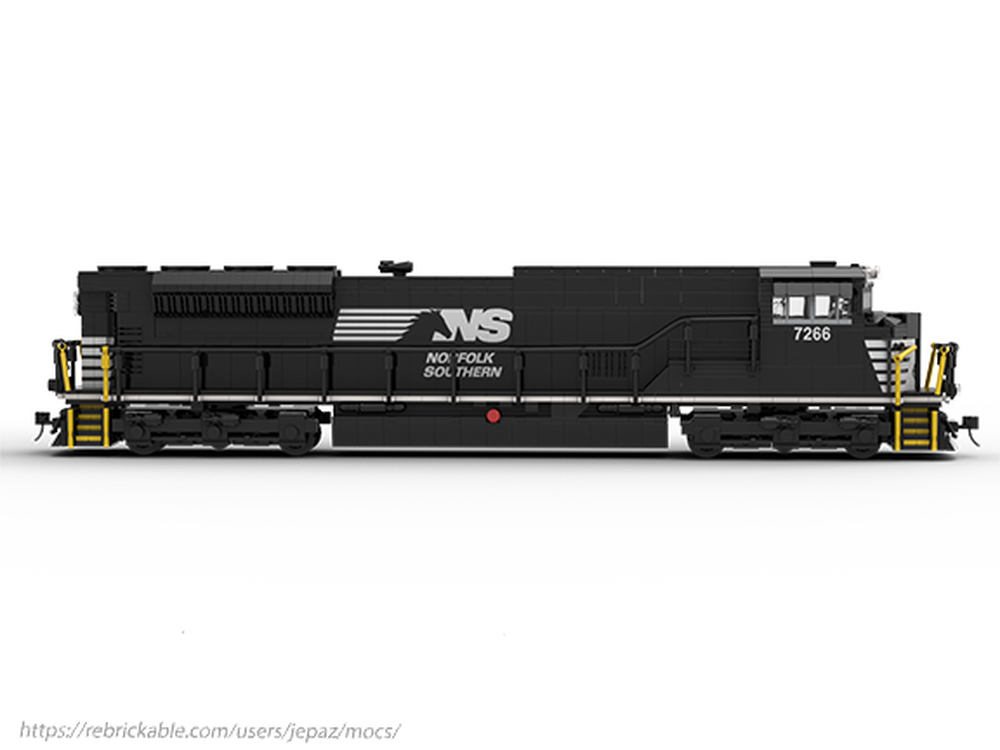 LEGO MOC EMD SD90-H Phase II Norfolk Southern by jepaz | Rebrickable ...