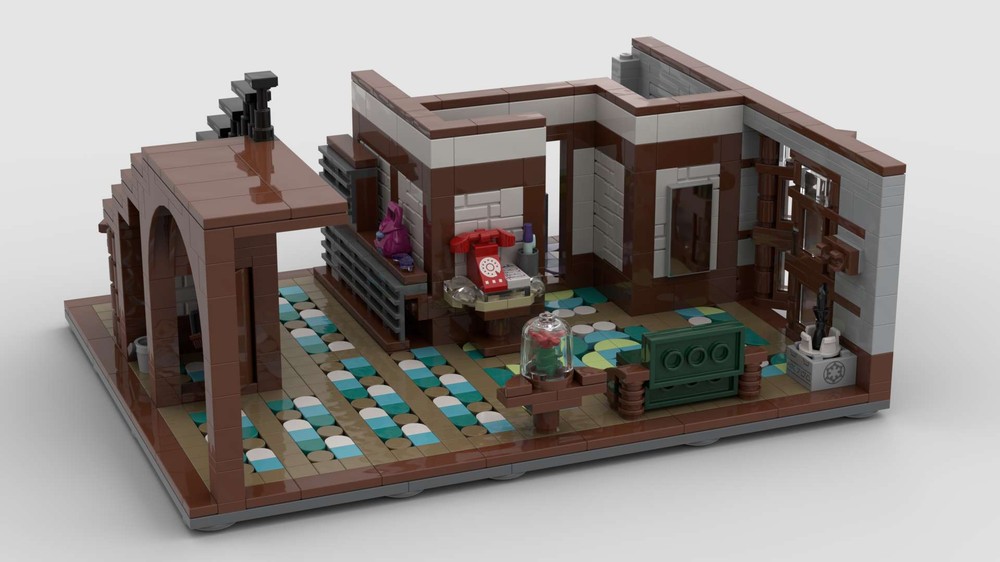 LEGO MOC Hallway by Lasekjus | Rebrickable - Build with LEGO