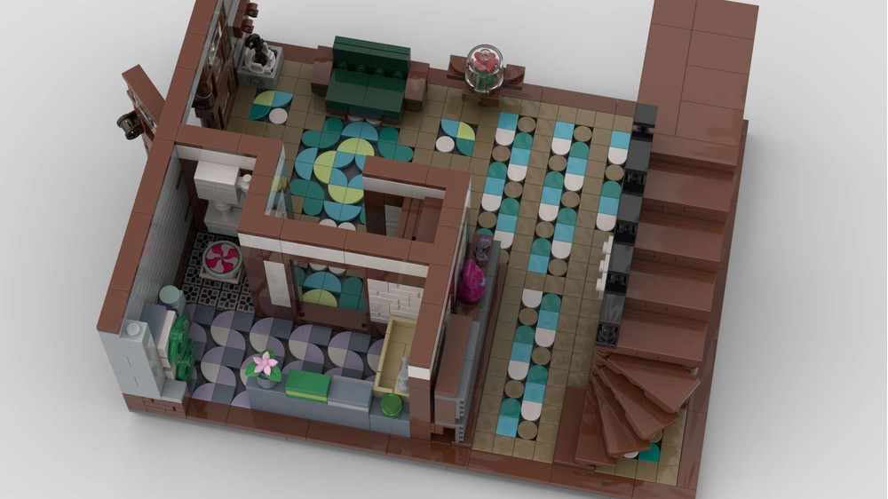 LEGO MOC Hallway by Lasekjus | Rebrickable - Build with LEGO
