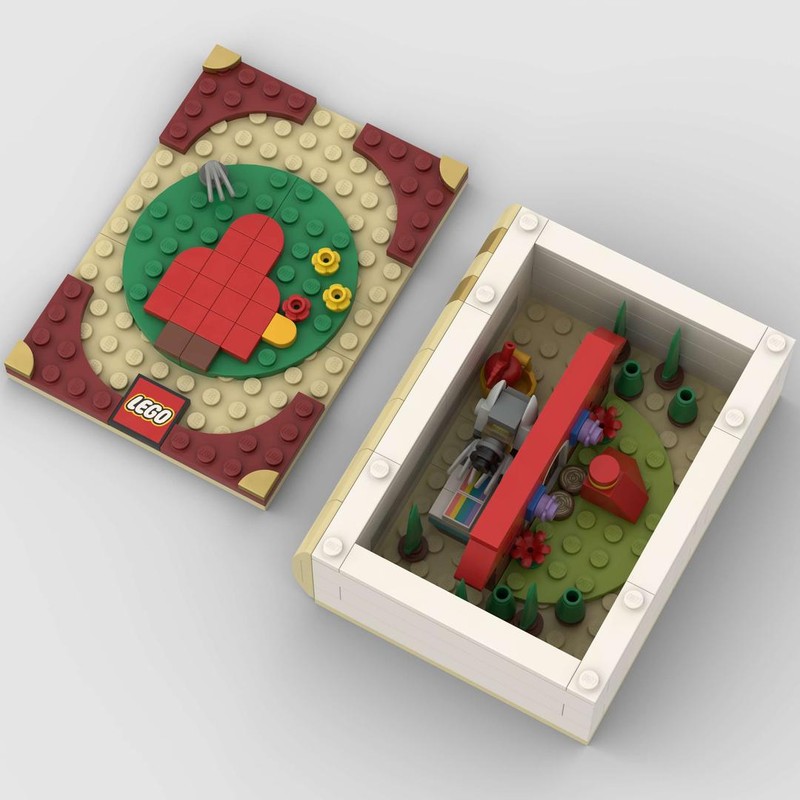 LEGO MOC Little Red Riding Hood in the Book by uminuo | Rebrickable ...