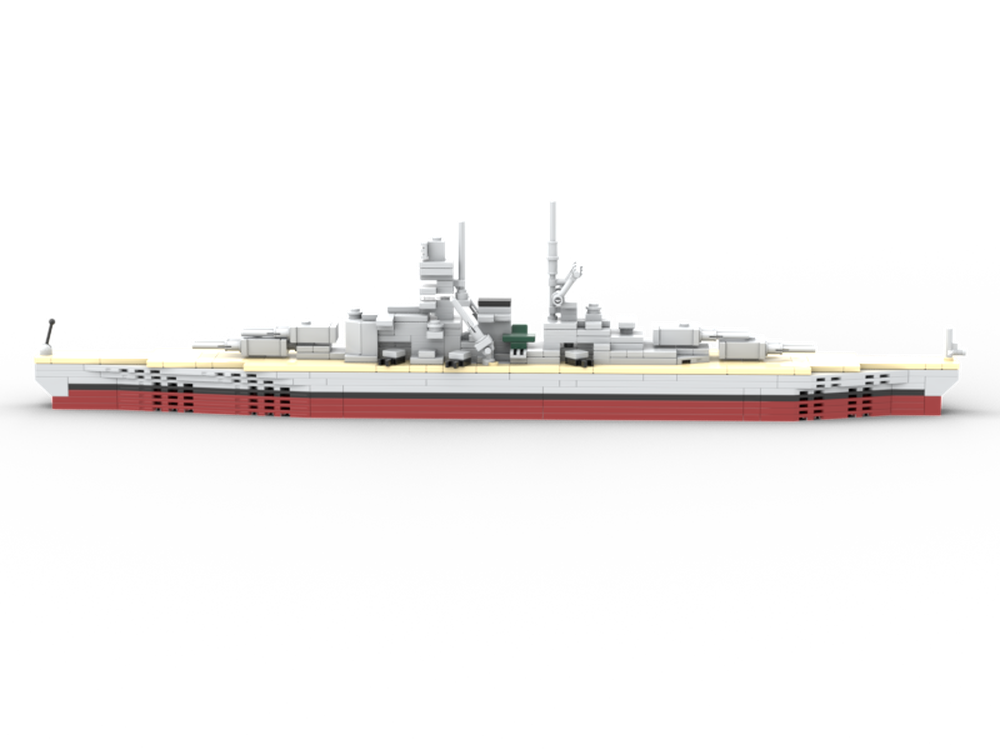LEGO MOC Battleship Bismarck by HistoryBricksByD | Rebrickable - Build ...