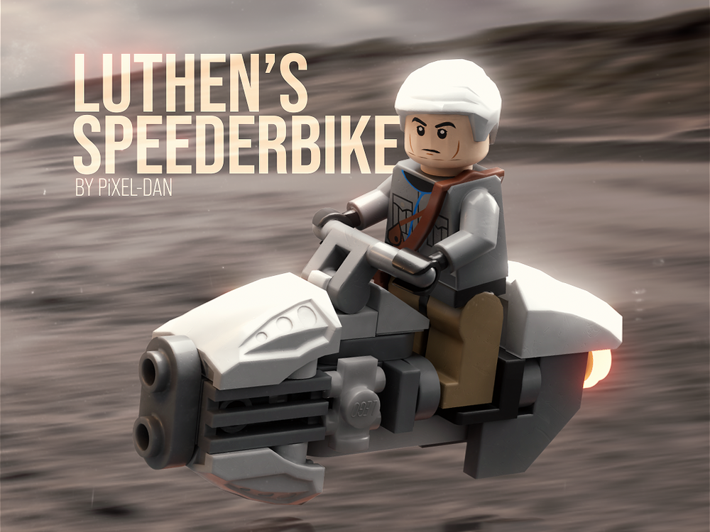 LEGO MOC Luthens Speederbike by PiXEL-DAN | Rebrickable - Build with LEGO